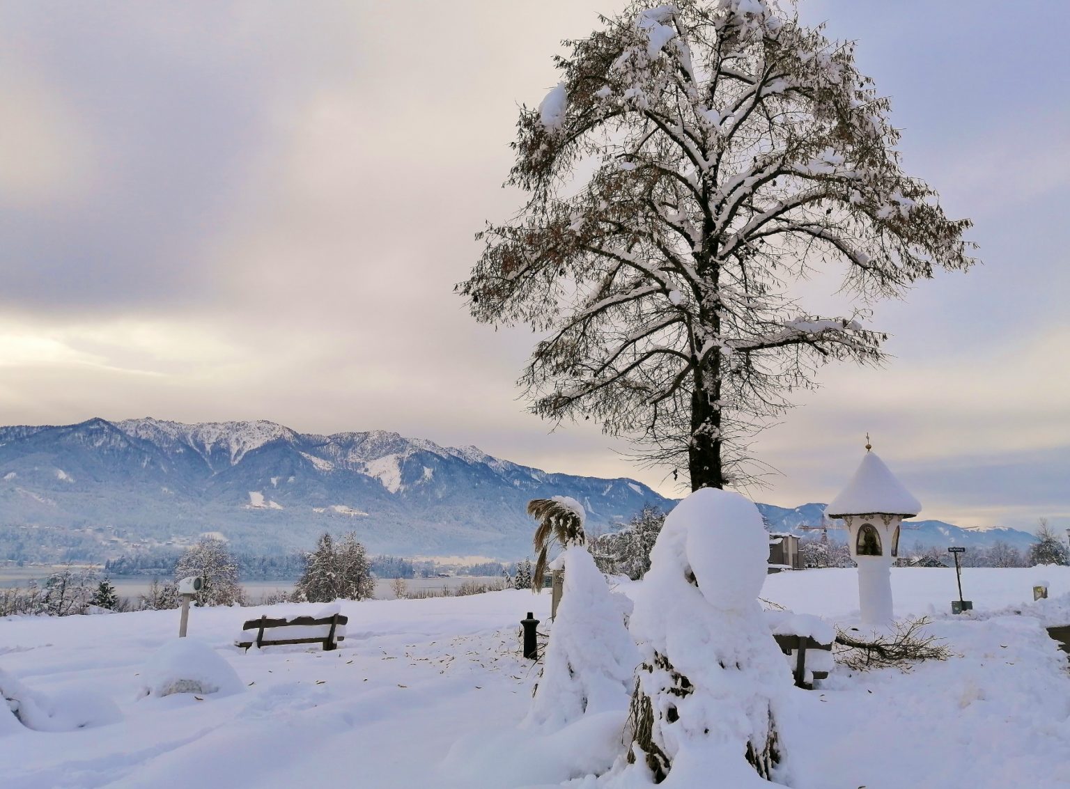 Winter Wonderland Kärnten im Coronawinter 2022 mit Tiefschnee in ...